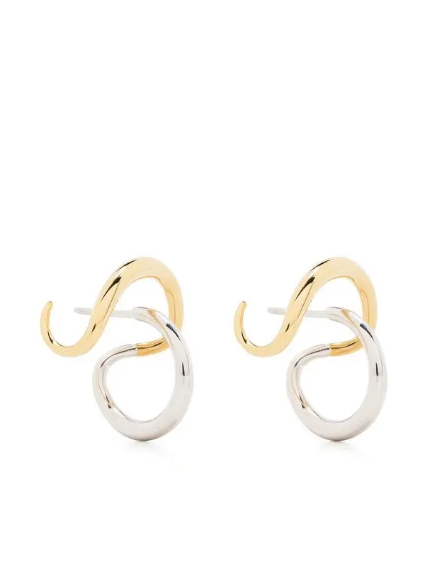 Charlotte Chesnais Hana Two-tone Earrings - Gold