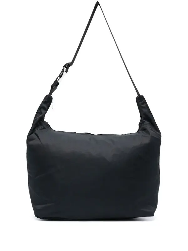 ARCS Buckle-detail Shoulder Bag - Black