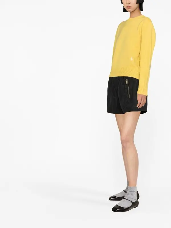 SPORTY & RICH Wool Crewneck - Yellow