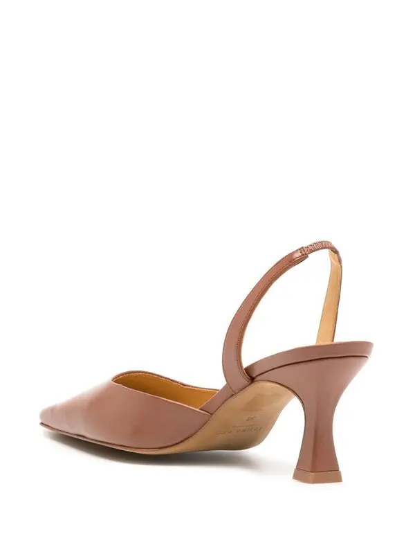 REJINA PYO Square-toe Slingback Pumps