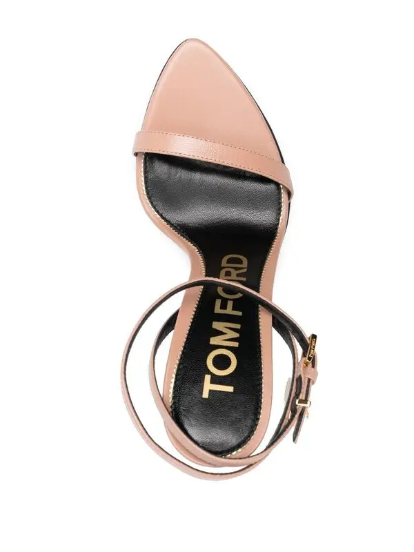 TOM FORD Padlock 120mm Leather Sandals