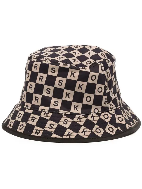 Michael Kors Monogram-Print Bucket Hat In Black - 39% Off  display picture 3