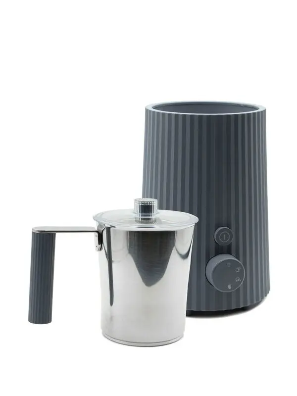 ALESSI Plissé Multi-function Milk Frother - Blue