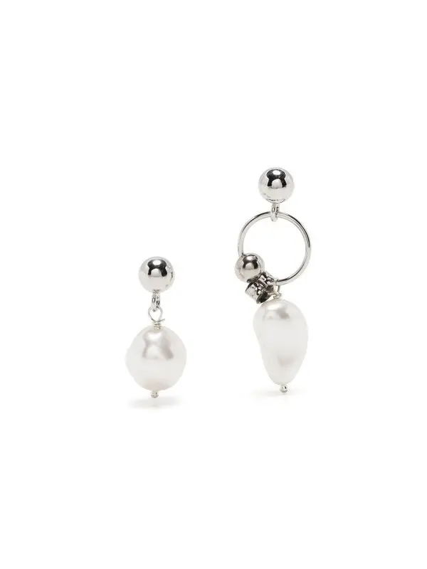 JUSTINE CLENQUET Laura Drop Earrings - Silver