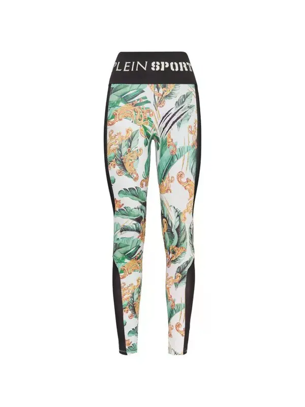 PLEIN SPORT Graphic-print Leggings