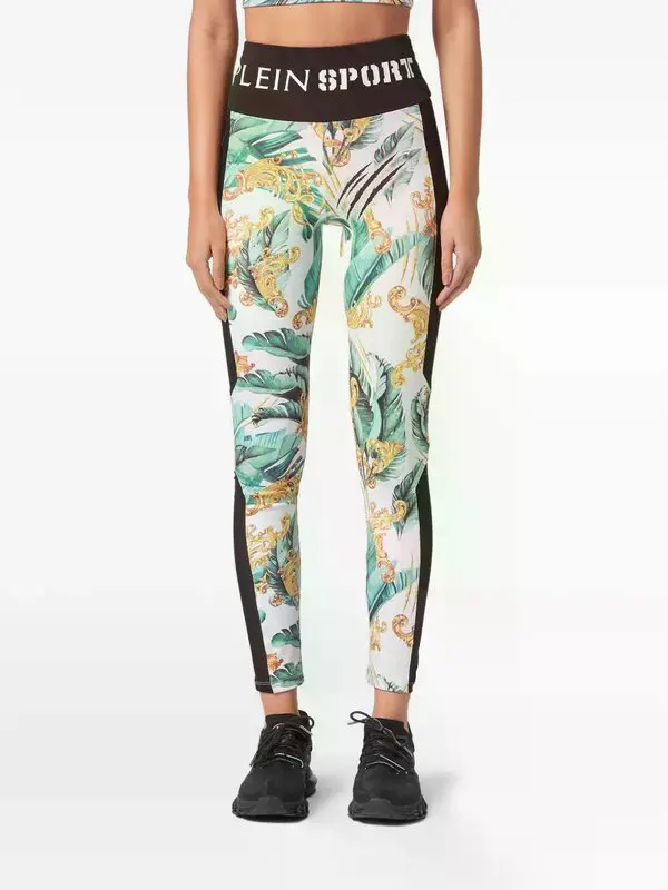 PLEIN SPORT Graphic-print Leggings