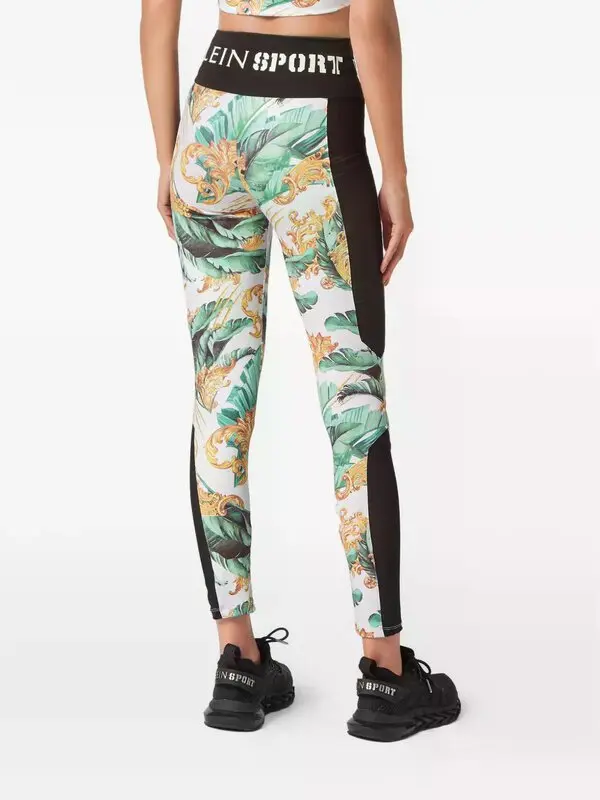 PLEIN SPORT Graphic-print Leggings