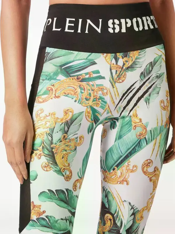 PLEIN SPORT Graphic-print Leggings