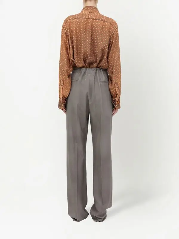 MAISON MARGIELA Wide-leg Wool Trousers