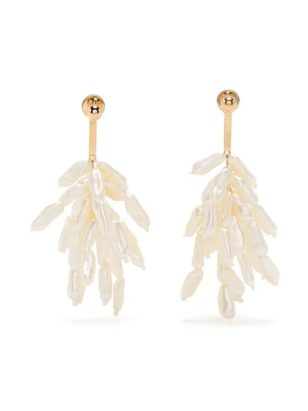 REJINA PYO Reverse Pom Pom Earrings