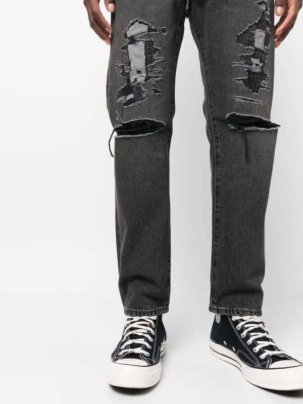 LEVI'S 501 Distressed-effect Jeans