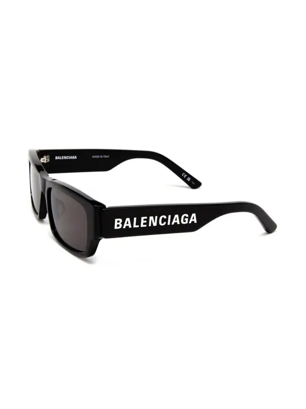 Balenciaga Logo-arm Slim Sunglasses