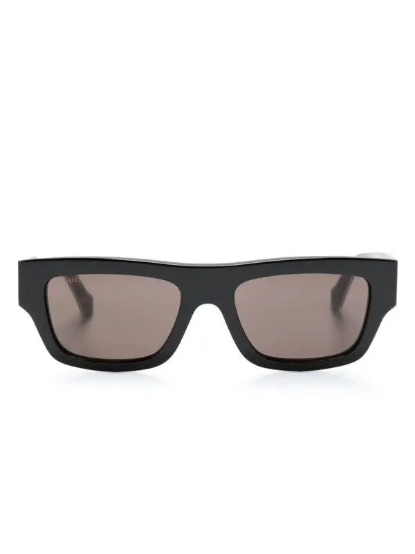 Gucci Square-frame Tinted Sunglasses - Black