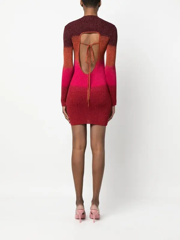 Gcds Wide Stripe Mini Dress