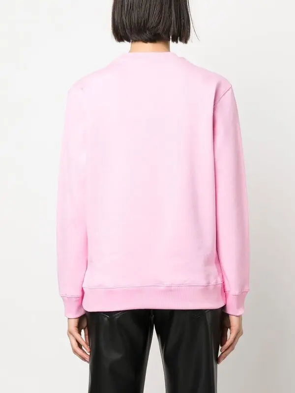 MSGM Embroidered-logo Cotton Sweatshirt