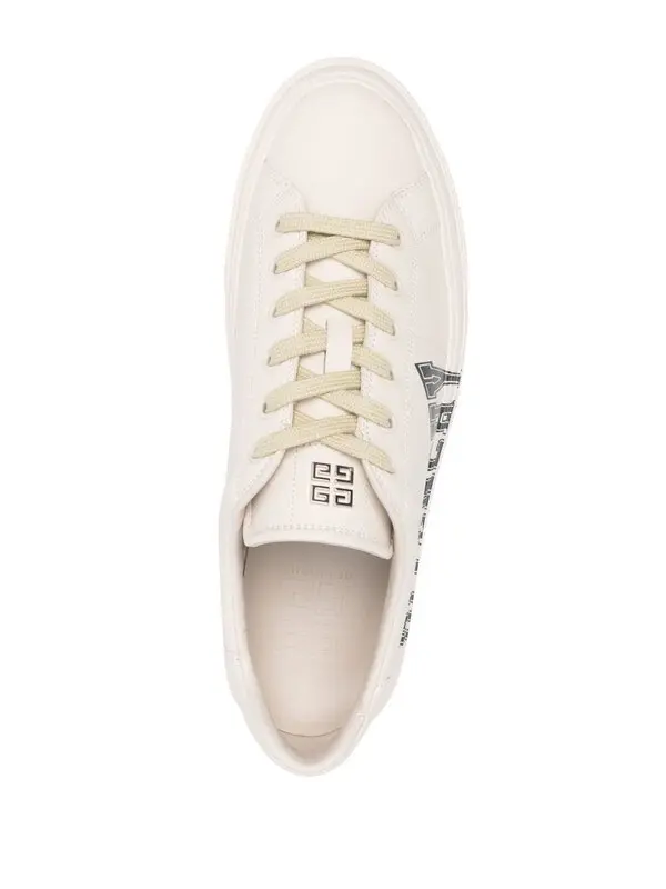 Givenchy Logo-print Leather Sneakers