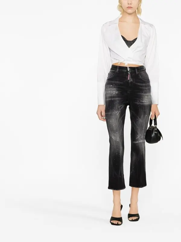 Dsquared2 High-waisted Flared Jeans
