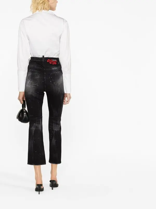 Dsquared2 High-waisted Flared Jeans