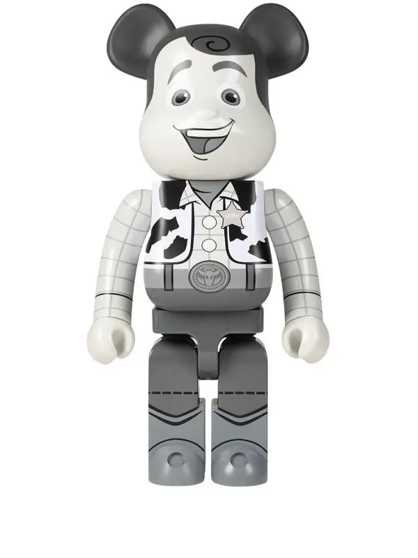 MEDICOM TOY Woody B&w Be@rbrick 1000% Figure - Black