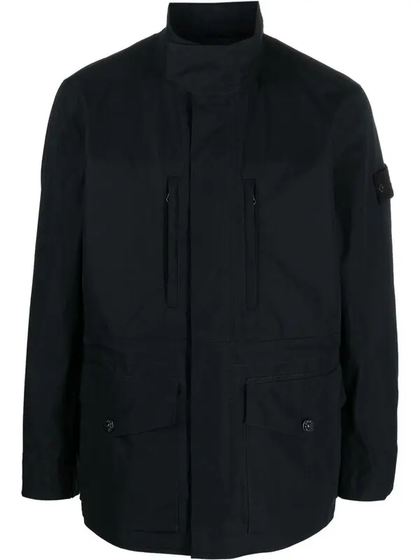 Stone Island Compass Patch Long-sleeved Jacket