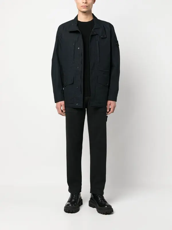 Stone Island Compass Patch Long-sleeved Jacket