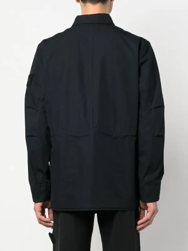 Stone Island Compass Patch Long-sleeved Jacket