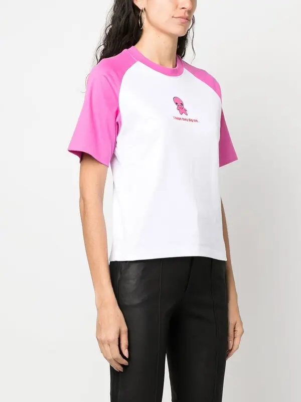 Gcds Raglan-sleeved T-shirt