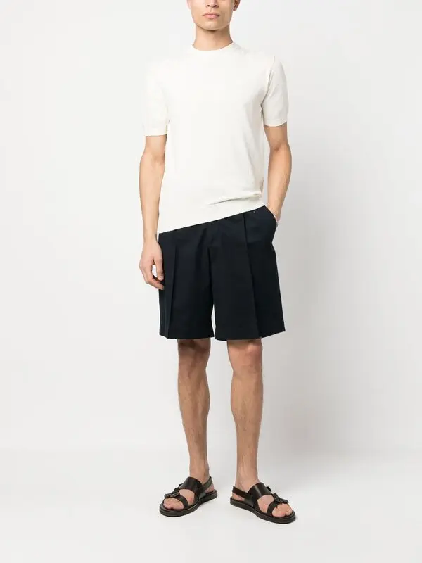 DRUMOHR Crew-neck Short-sleeve Jumper - White