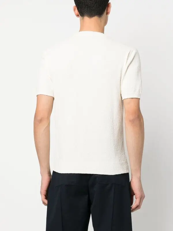 DRUMOHR Crew-neck Short-sleeve Jumper - White