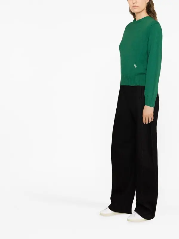 SPORTY & RICH Crew-neck Jumper - Green