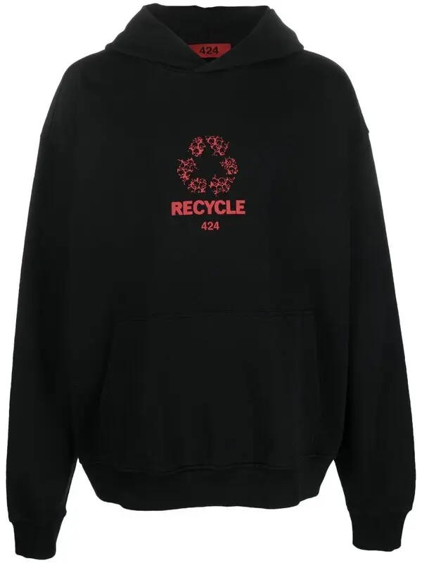 424 Logo Print Hoodie