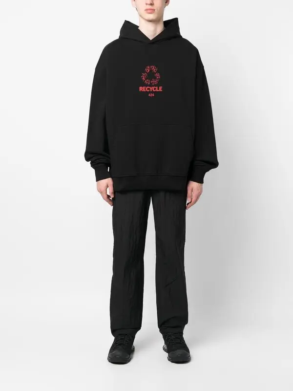 424 Logo Print Hoodie
