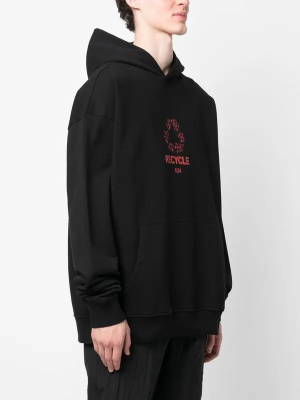 424 Logo Print Hoodie