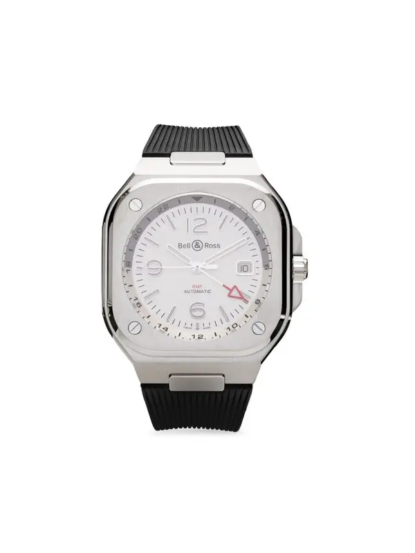 BELL & ROSS 41mm Gmt Automatic Watch - White