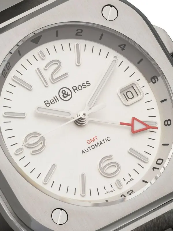 BELL & ROSS 41mm Gmt Automatic Watch - White