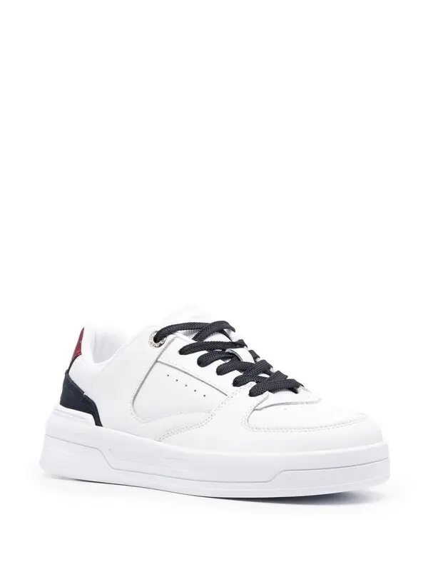 Tommy Hilfiger Monogram Low-top Leather Sneakers