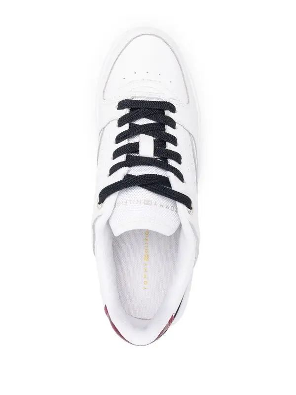 Tommy Hilfiger Monogram Low-top Leather Sneakers