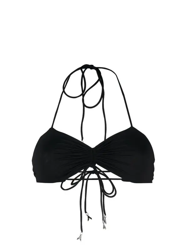 Patrizia Pepe Multi-strap Bikini Top - Black