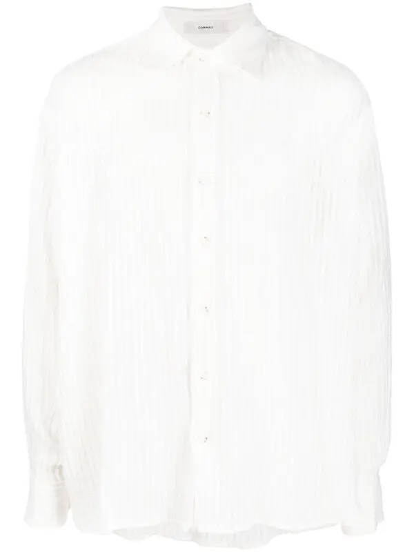 Commas Vertical-stripe Shirt