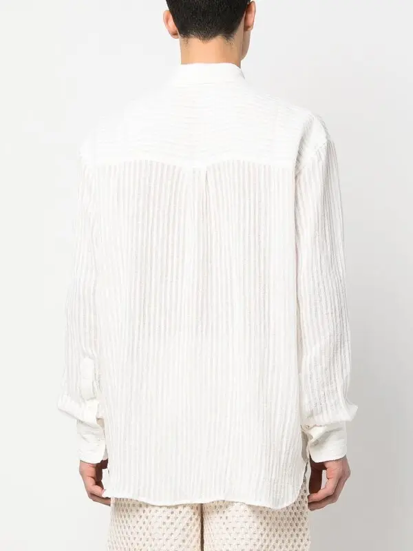 Commas Vertical-stripe Shirt
