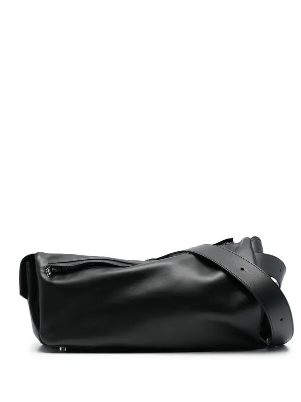 Sunnei Oversized Zip-up Satchel - Black
