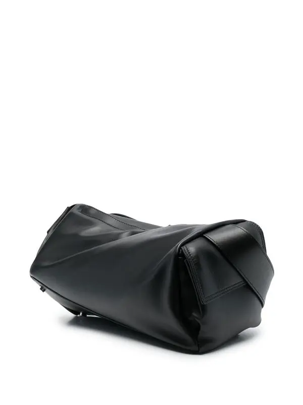 Sunnei Oversized Zip-up Satchel - Black