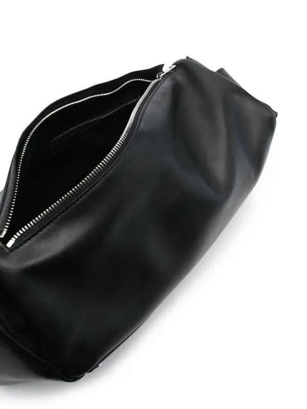 Sunnei Oversized Zip-up Satchel - Black