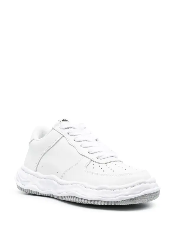 Mihara Yasuhiro Perforated Low-top Sneakers - White
