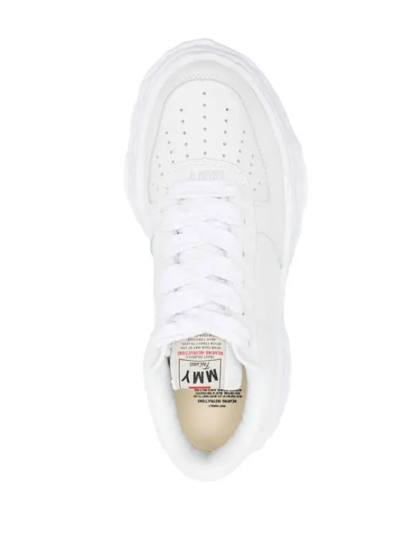 Mihara Yasuhiro Perforated Low-top Sneakers - White