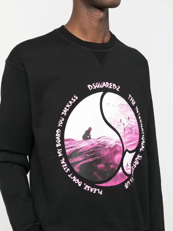 Dsquared2 Logo-print Cotton Sweatshirt