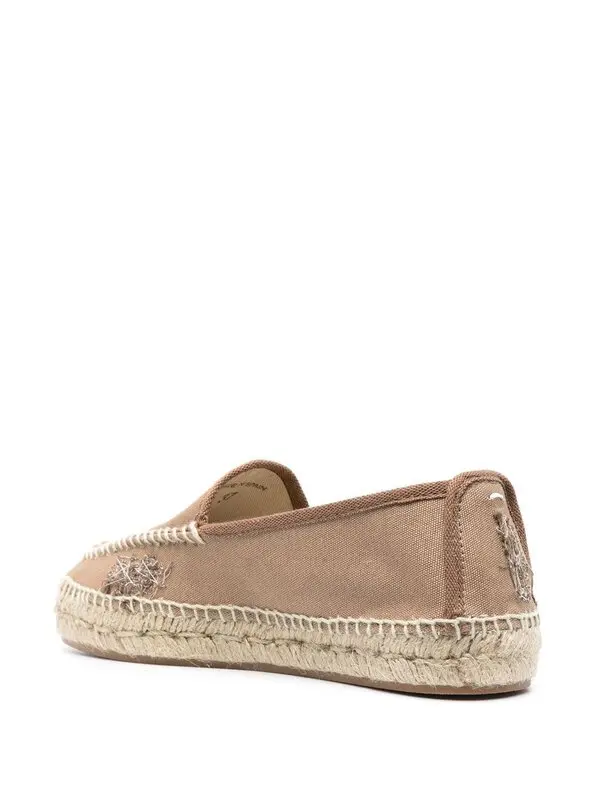 MAISON MARGIELA Embroidered Canvas Espadrilles