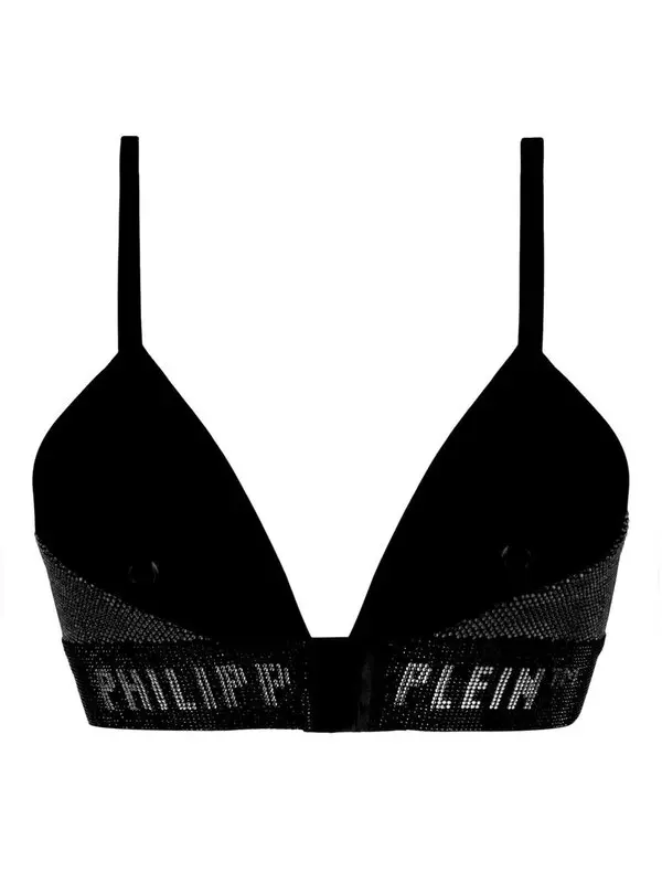 Philipp Plein Rhinestone-embellished Bra