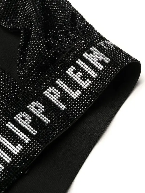 Philipp Plein Rhinestone-embellished Bra