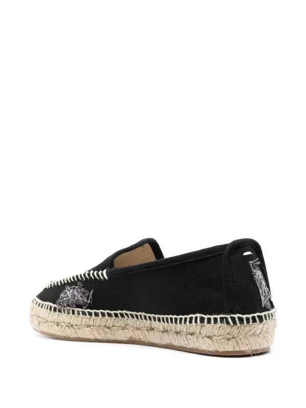 MAISON MARGIELA Embroidered Canvas Espadrilles
